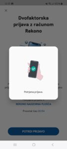 Prijava v storitev prek mehanizmov OnePass-a - Rekono